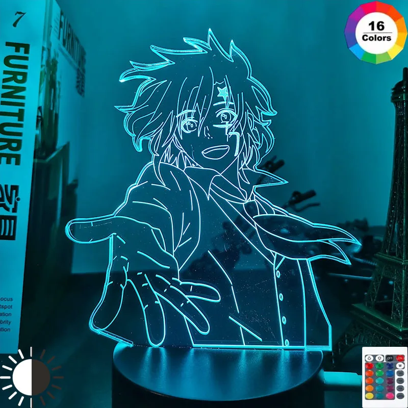 Anime Led Light D Gray Man Allen Walker Figure for Room Decor Night ...