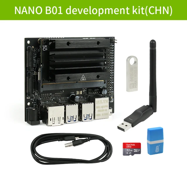 jetson nano b01 AI artificial intelligence starter kit sensor ...