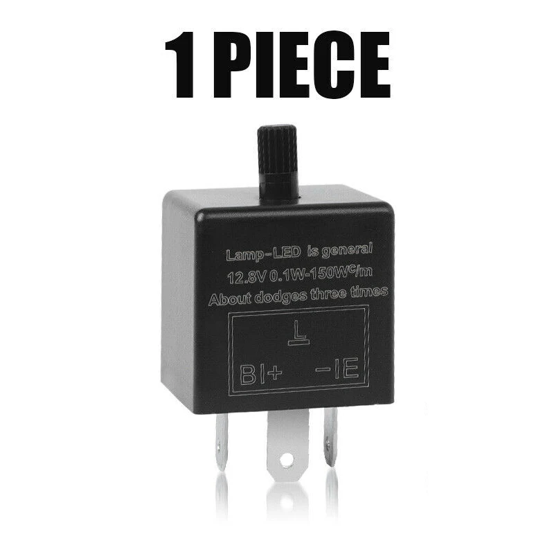 3-polige-12-V-LED-Blinkerrelais-Blinkergeschwindigkeit-einstellbare ...