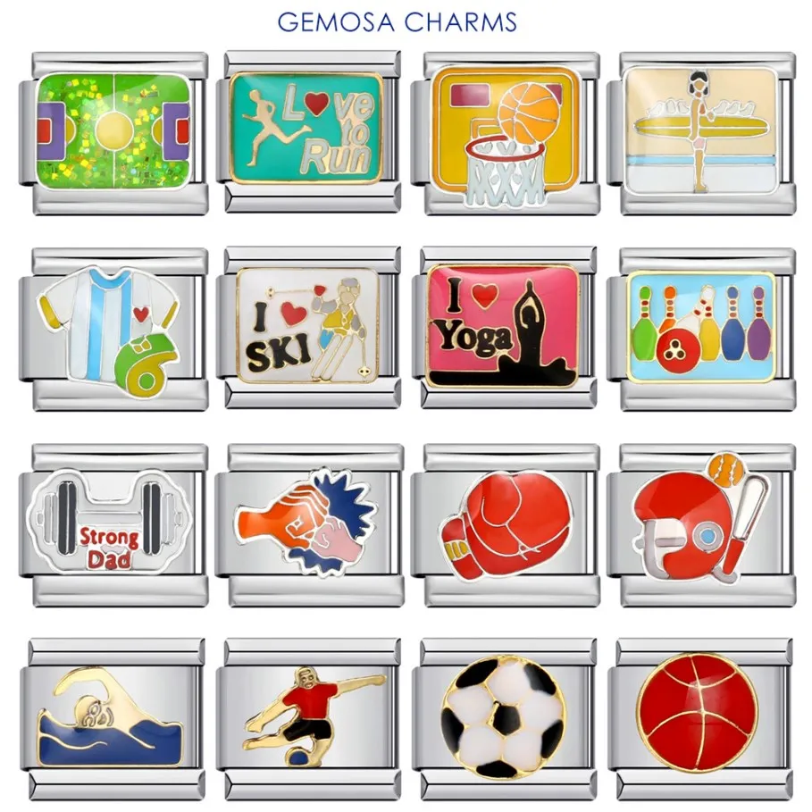 GEMOSA-eslabones-de-dijes-italianos-para-hacer-joyas-pulsera-de-acero ...