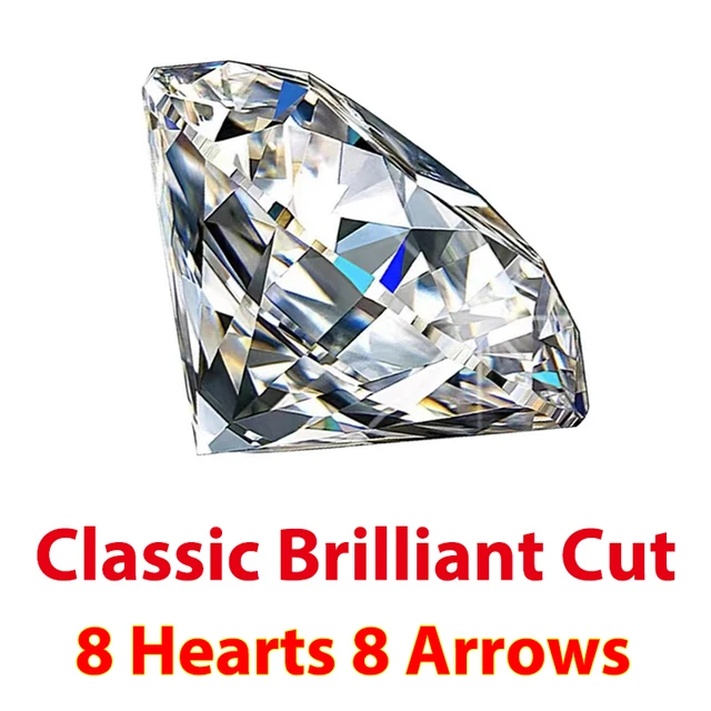 [Special Cut]Rare Round Sakura Cut Moissanite Loose Stones 0.5-5Carat D ...