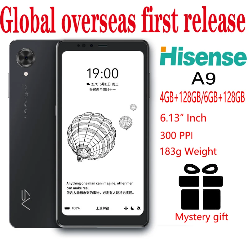 Hisense Smartphone A9 Original, Reading, Ereader de luz de fondo fría y ...