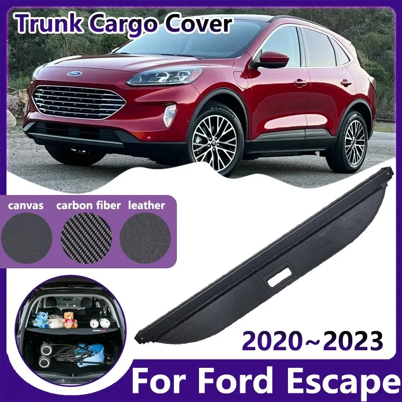 Car Trunk Curtain for Ford Escape Accessories Kuga 2020~2023 ...