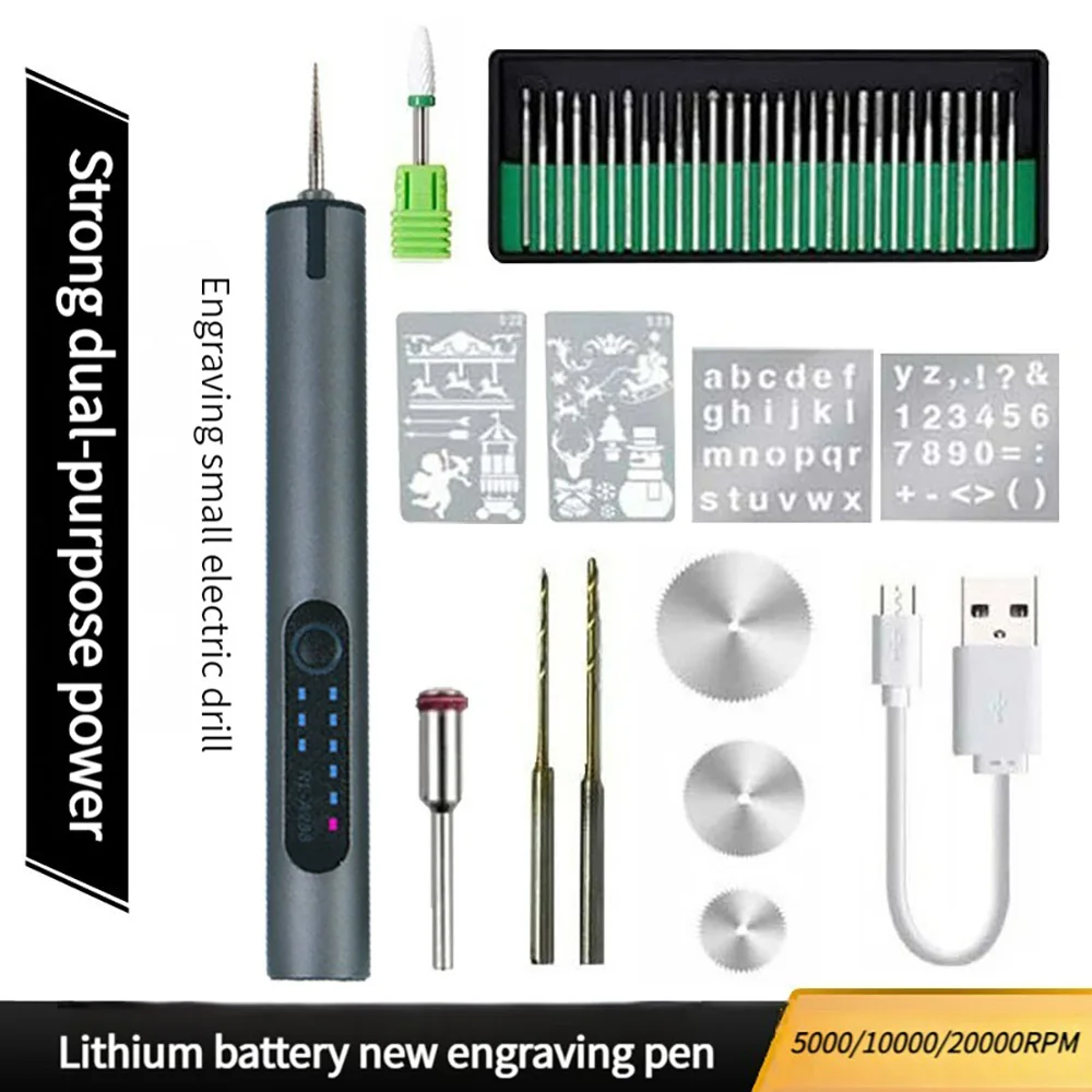 Rechargeable-Grinding-Pen-DIY-Mini-Grinder-Wireless-Drill-Engraving-Pen ...