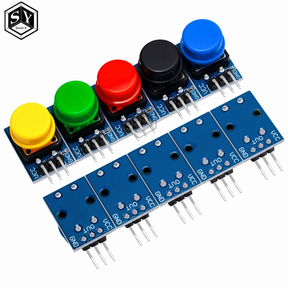 5PCS-12X12MM-Big-key-module-Big-button-module-Light-touch-switch-module ...
