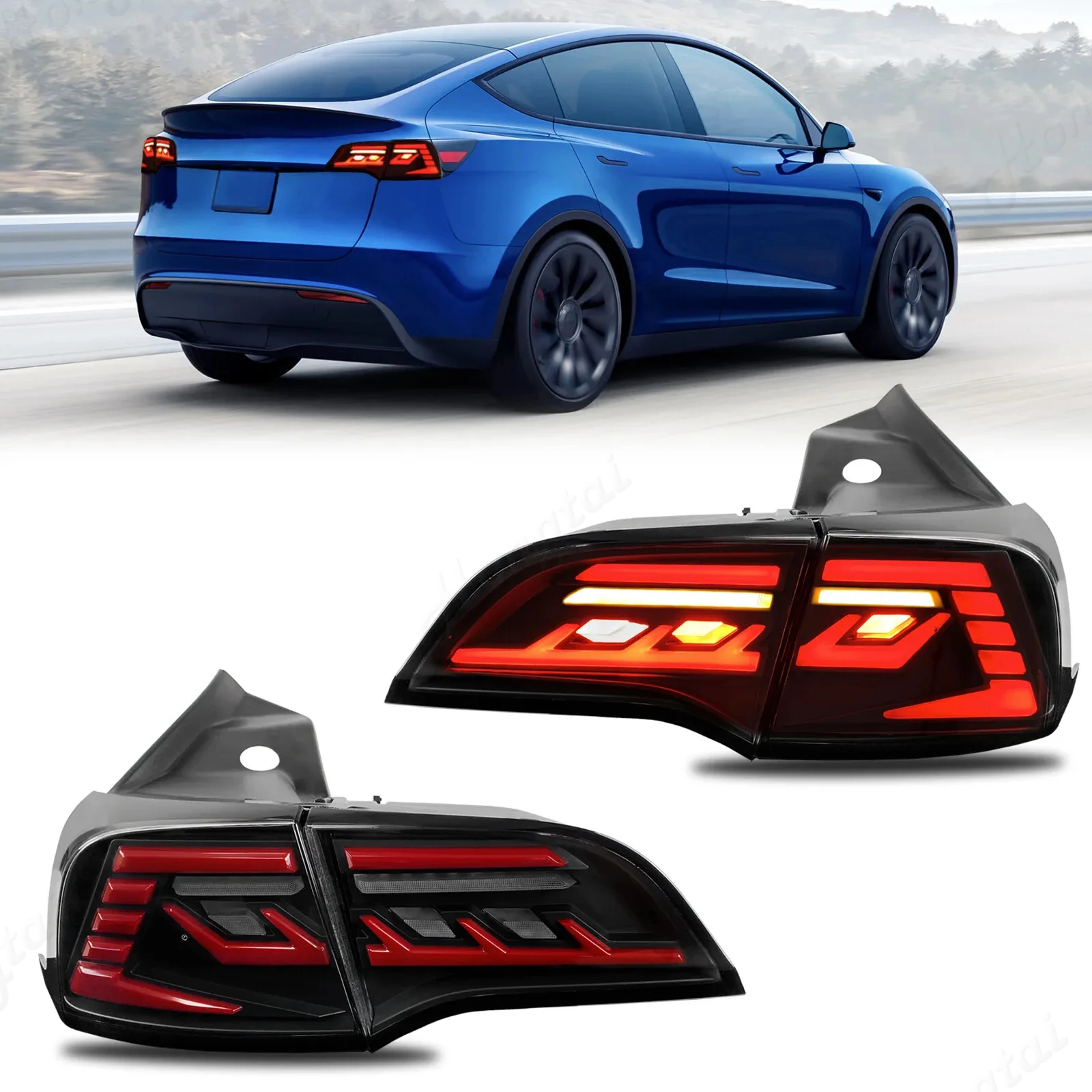 Taillight-Assembly-For-Tesla-Model-3-Model-Y-2017-2018-2019-2023 ...