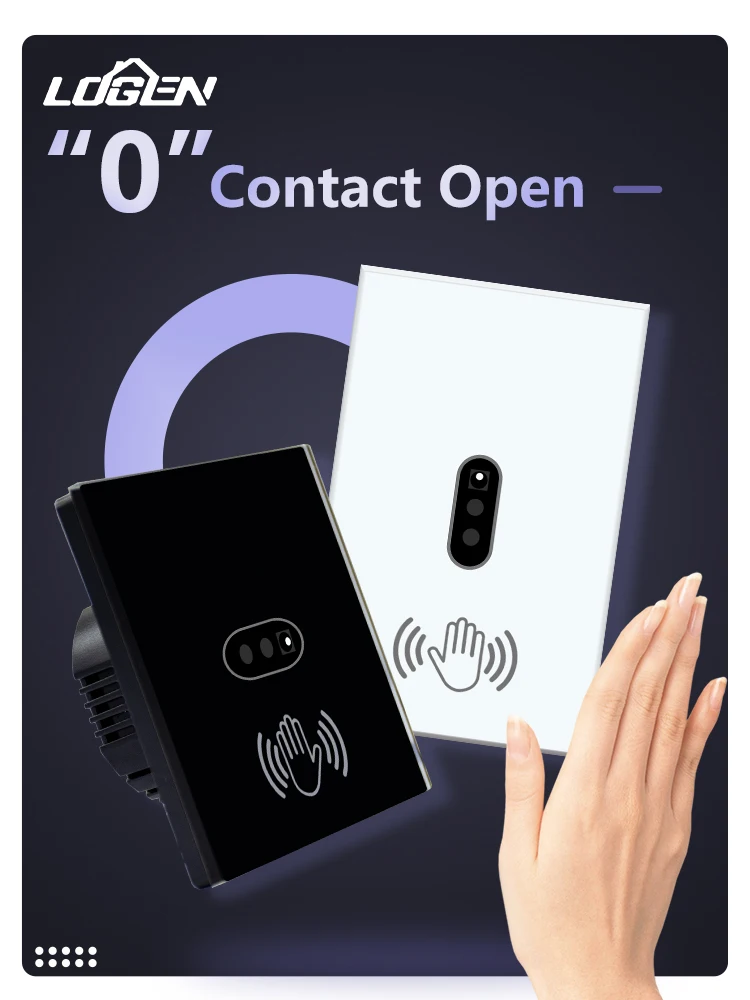 Logen-No-Need-Touch-IR-Wall-Light-Switch-Infrared-Motion-Sensor-Hand ...