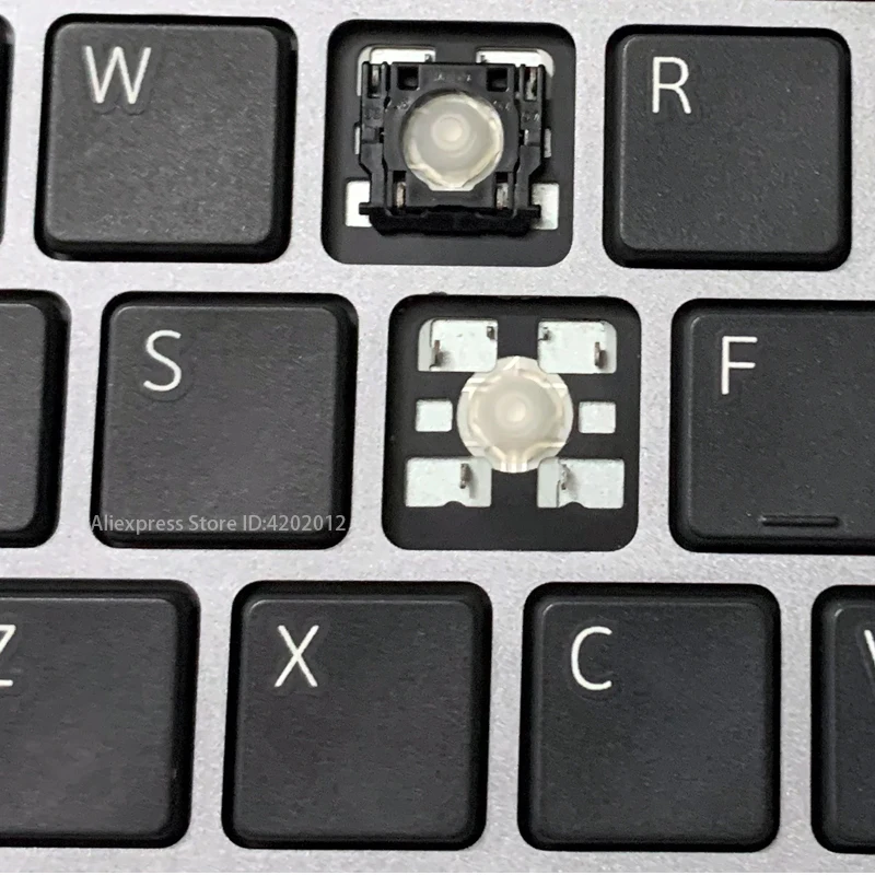 Replacement Keyboard Laptop KEY & Clips For Dell KB7221Wt D W A S F Z X ...