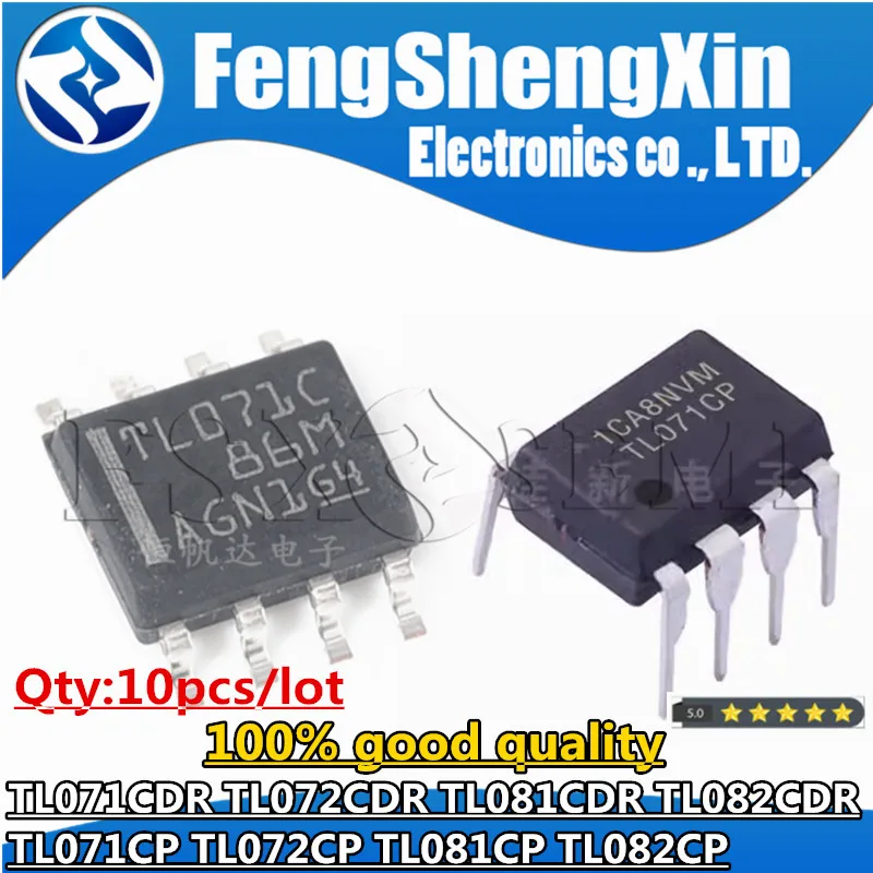 10pcs-TL071CDR-TL072CDR-TL081CDR-TL082CDR-TL071C-TL072C-TL081C-TL082C ...