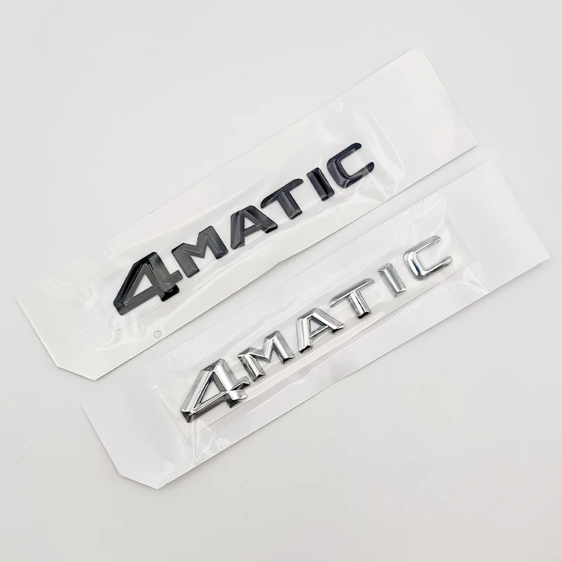 3d Car Letters Rear Trunk Emblem Badge Sticker C300 E350 4matic Logo ...
