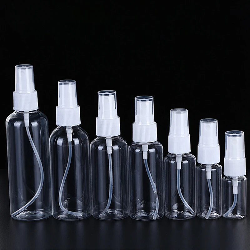 50pcs-100ml-50ml-30ml-20ml-Pump-Spray-Bottle-Transparent-Sprayer ...