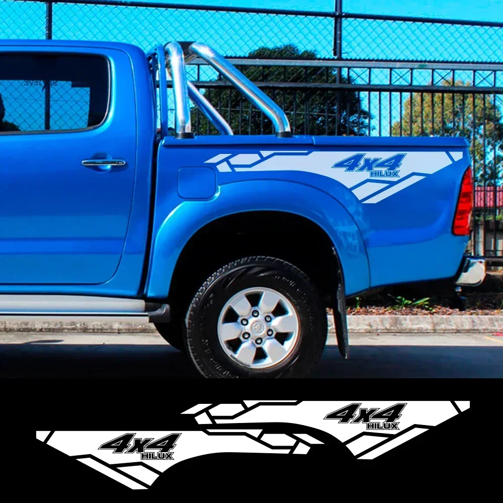 2PCS-Automobile-Trunk-Side-Vinyl-Film-Car-Sport-4x4-Stickers-For-Toyota ...
