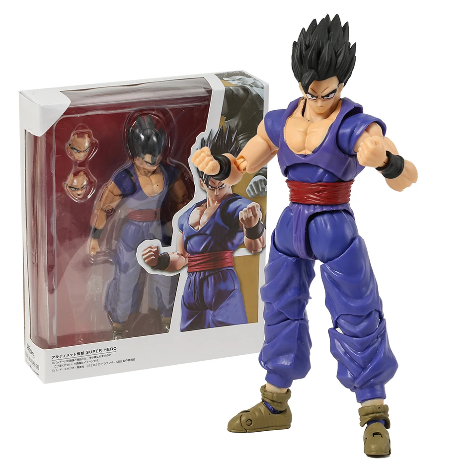 Shf 드래곤볼 슈퍼 히어로 손오공 베지타 손오공 Pvc 액션 피규어 소장용 모델 장난감 선물 인형 Aliexpress