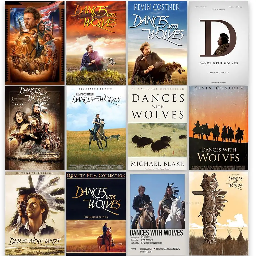 Dances With Wolves Movie Poster