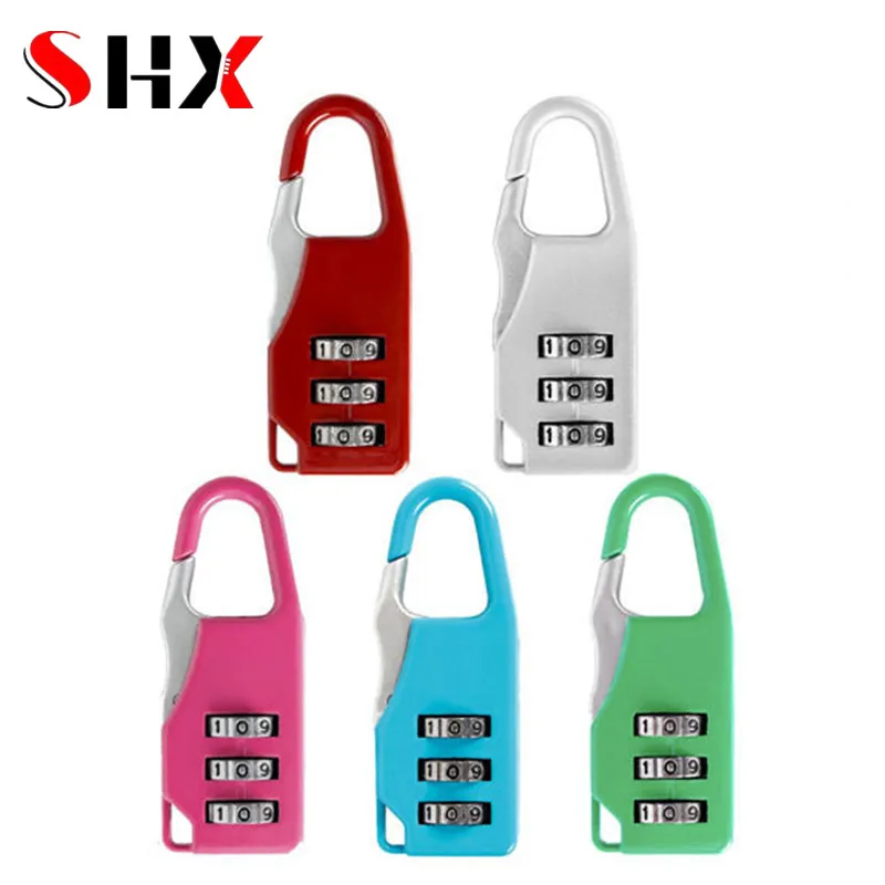 Mini-Plastic-Combination-Lock-Candado-Dial-Digits-Code-Number-Password ...