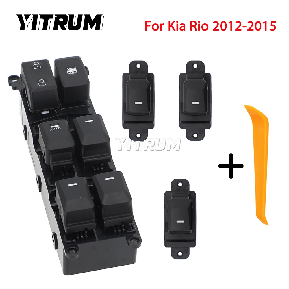 YITRUM 93575-1W010 93570-1W155 LHD AUTO Electric Master Control Power ...