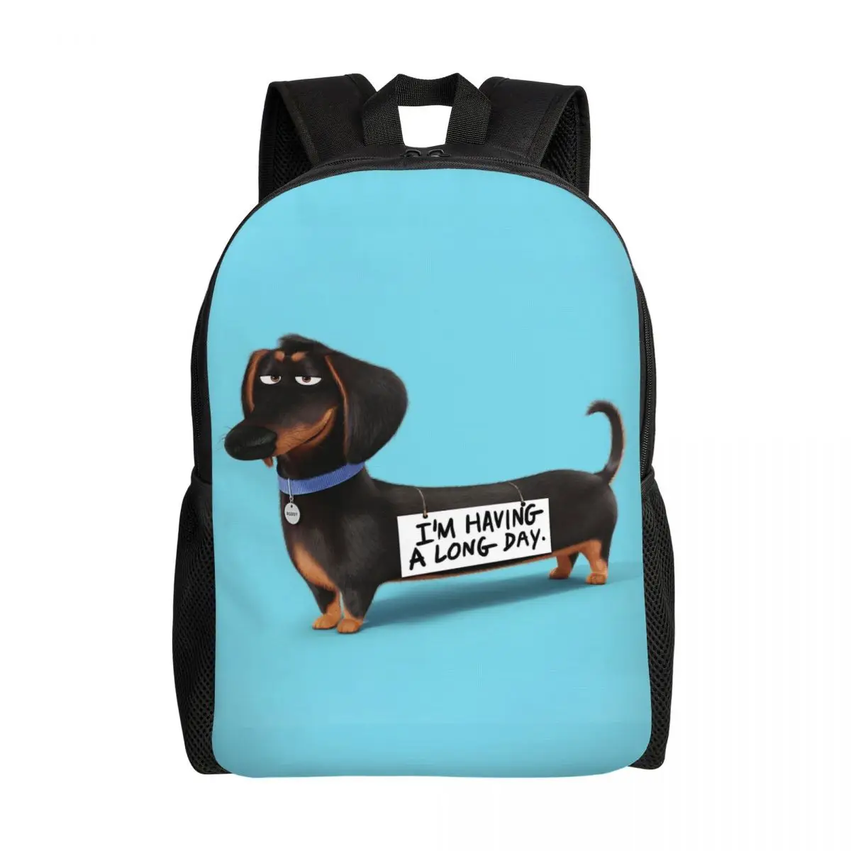 Dachshund-Dog-Laptop-Backpack-Women-Men-Basic-Bookbag-for-College ...