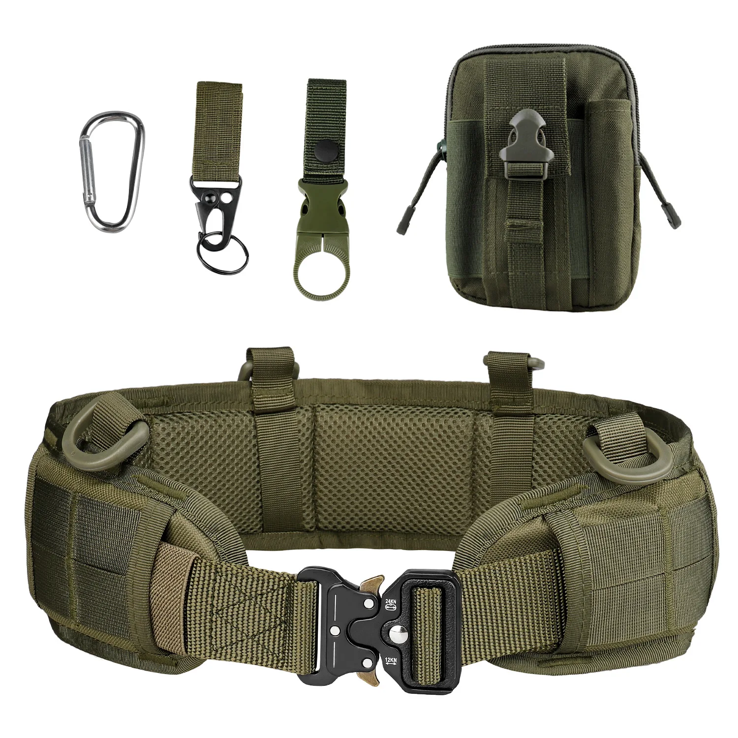 JSJM-Tactical-Belt-Adjustable-Belt-Outdoor-Work-Men-Belt-Combat-CS ...