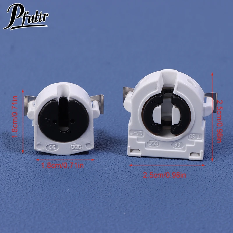 5Pcs T5 T8 Fluorescent Light Holder G5 G13 Base Non-Shunted Heat ...