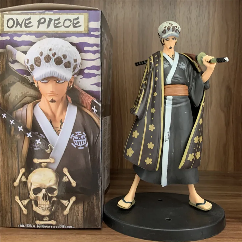 Anime One Piece Figure Trafalgar Law Cool Standing PVC Figures OP Tama ...