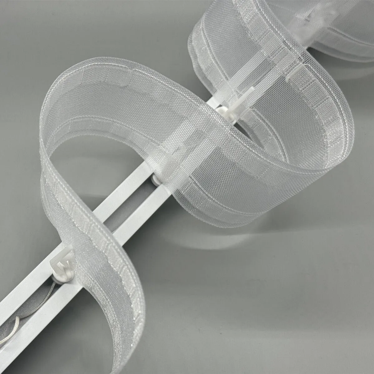 S Folds Waves Curtain Track With Fixed Rope Gliders/Runners Thicken ...