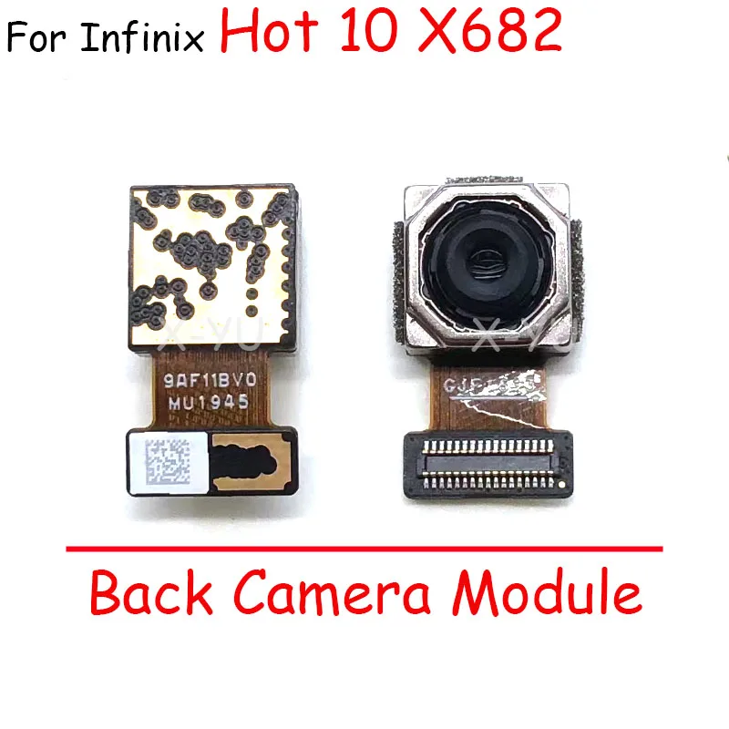 For-Infinix-Hot-10-X682-X682B-X682C-Rear-Back-Big-Front-Camera-Module ...