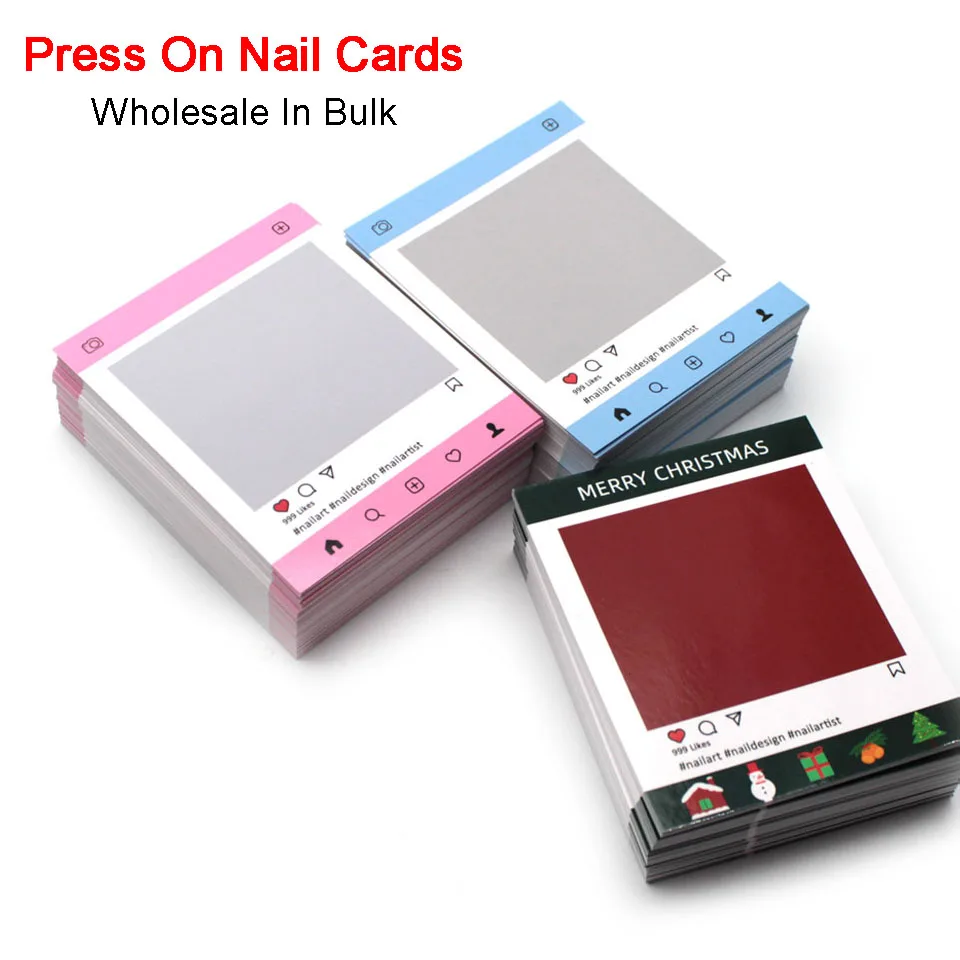 Press-On-Nails-Card-Wholesale-In-Bulk-Nail-Display-Small-Business-Nail ...