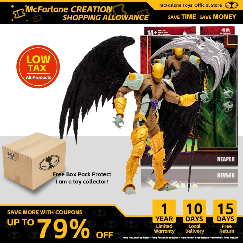 McFarlane-Action-Figure-Model-Doll-Spawn-Toys-18cm-Reaper-Estoques-Spot ...