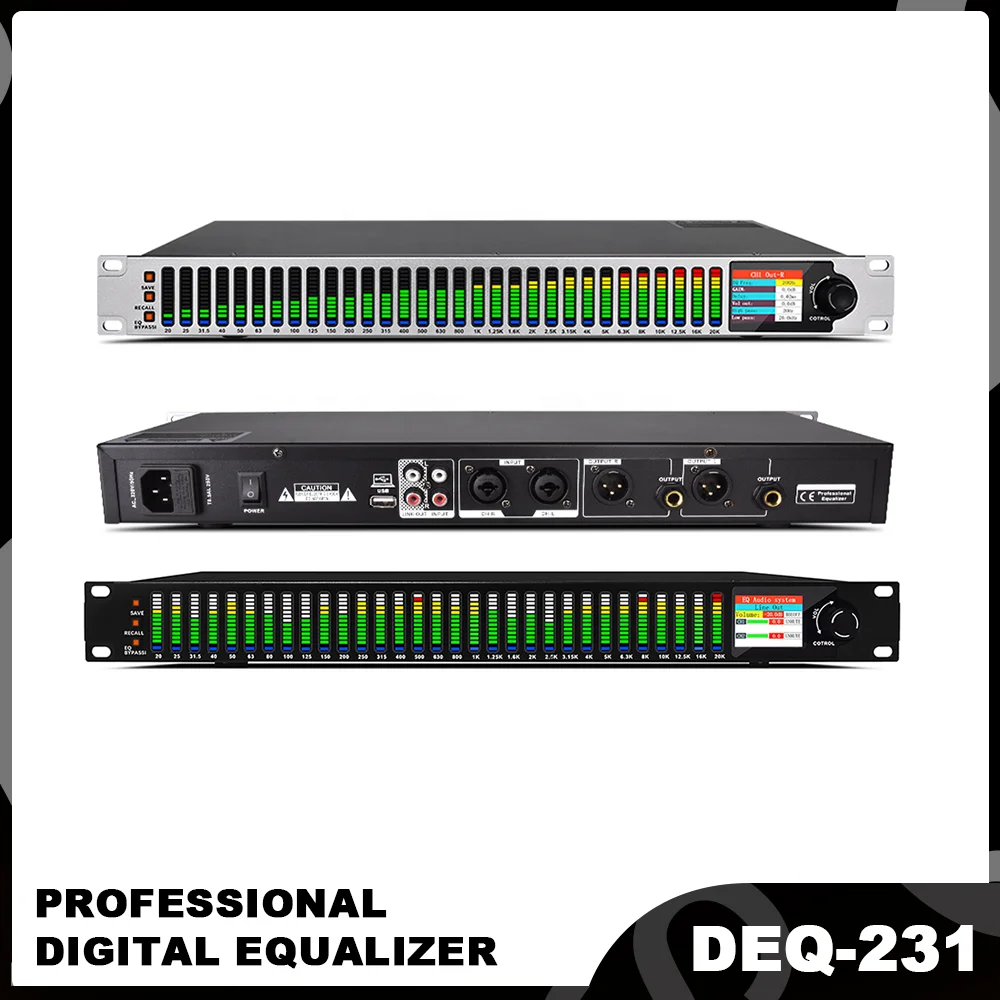Dokara DEQ aduio equalizer 31-band display digital equalizer equalizer ...