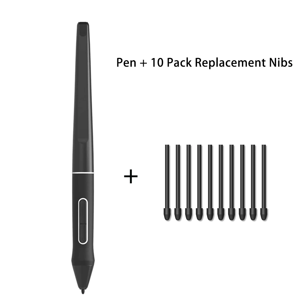 PW517-Digital-8192-Pressure-Stylus-Pen-10-nibs-For-Huion-Drawing ...