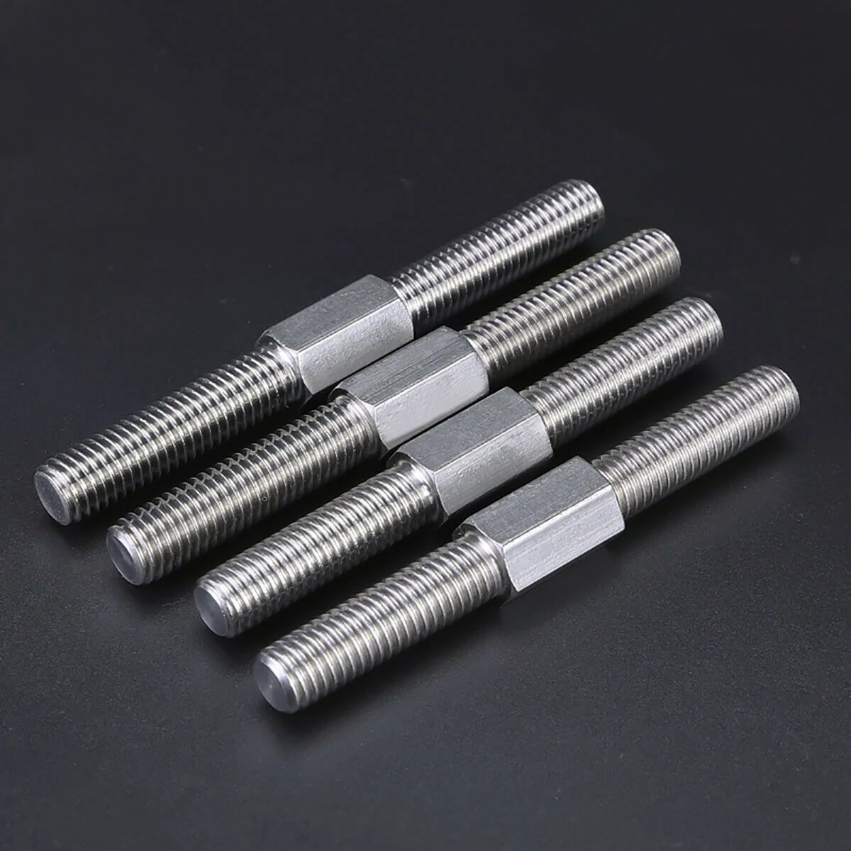 304-Stainless-Steel-Dual-Head-Threaded-Bar-Stick-Left-and-Right-Thread ...