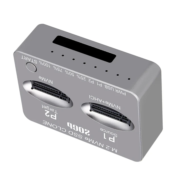 Nvme Ssd Clone Dual-bay Nvme Docking Station Gen2 Type C , 40% OFF