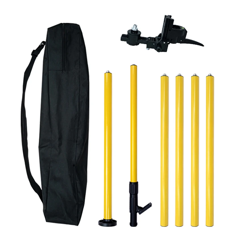Max-4-2m-Height-Adjustable-Line-Leveler-Stand-Bar-Telescopic-Pole ...