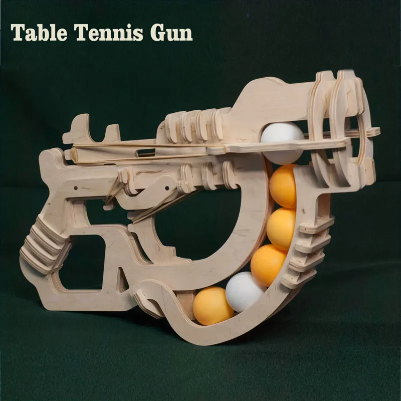 Rubber-Band-Guns-Toys-3D-Wooden-Puzzle-DIY-Science-Experiment-Handmade ...