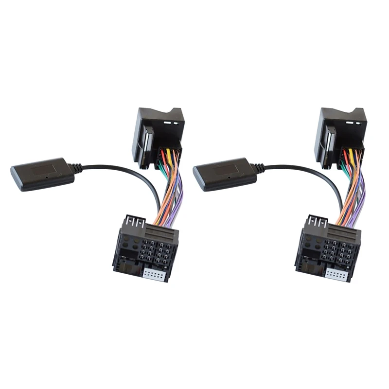 2X 자동차 오디오 블루투스 5.0 수신기 Aux 어댑터 푸조 시트로엥 C2 C5 RD45 RD4 라디오 모듈 블루투스 Aux ...