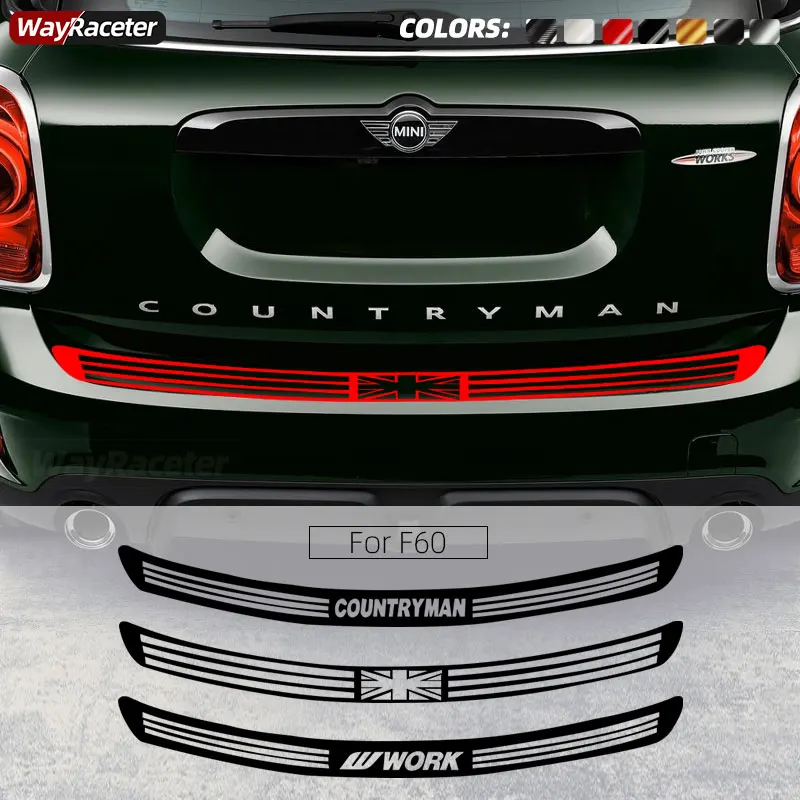 Car Rear Bumper Trunk Decoration Decal Load Edge Protector Guard ...