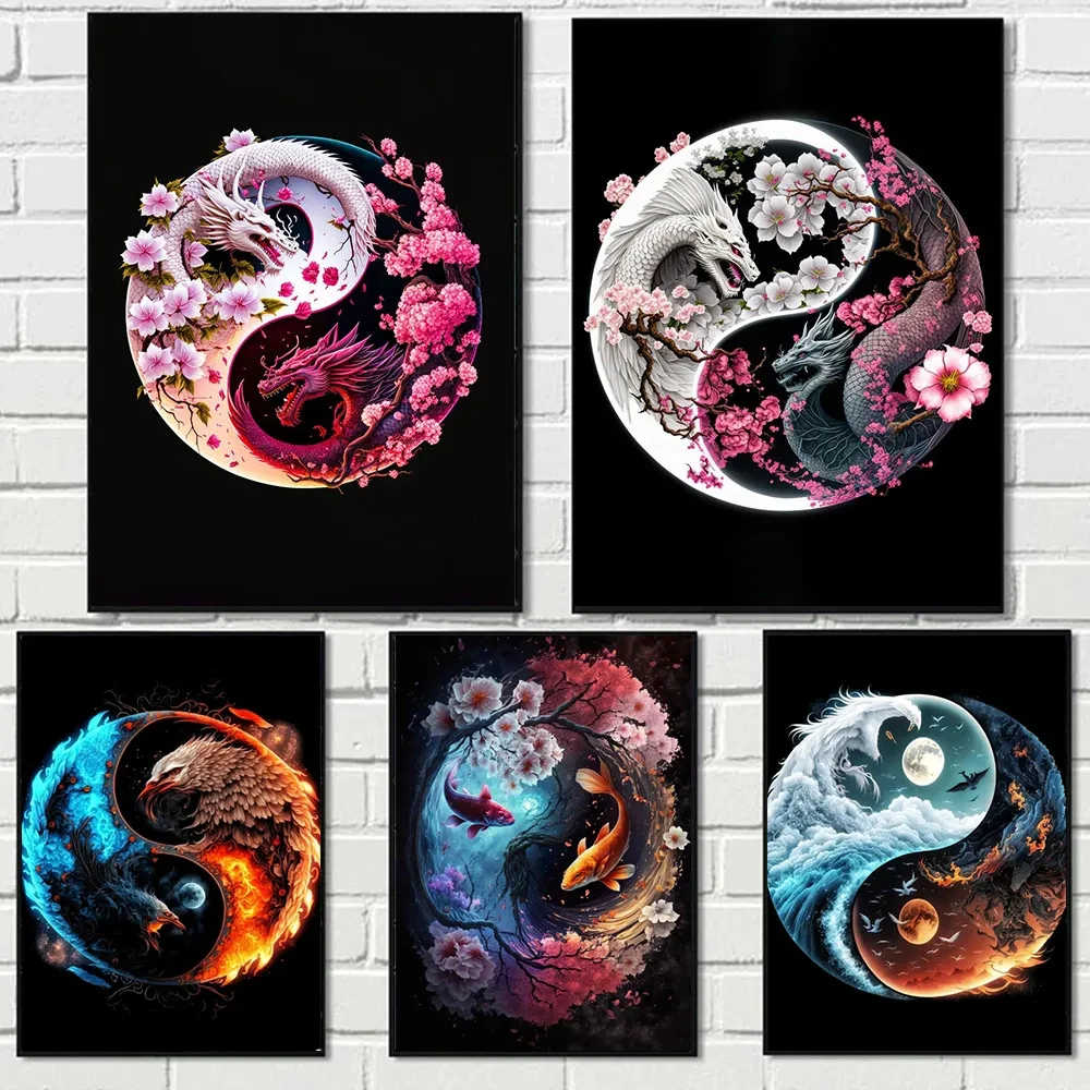 Yin Yang Art Abstract