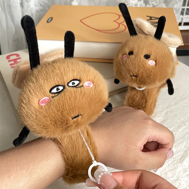Cute-Cockroach-Plush-Doll-Clap-Circle-Toy-Cartoon-Plush-Bracelet ...