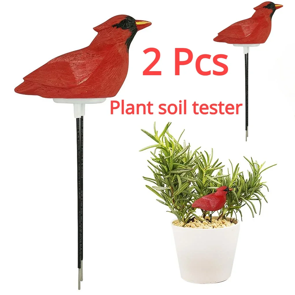 2Pcs-Indoor-Plant-Water-Monitor-Indoor-Plant-Soil-Tester-Bird-Water ...