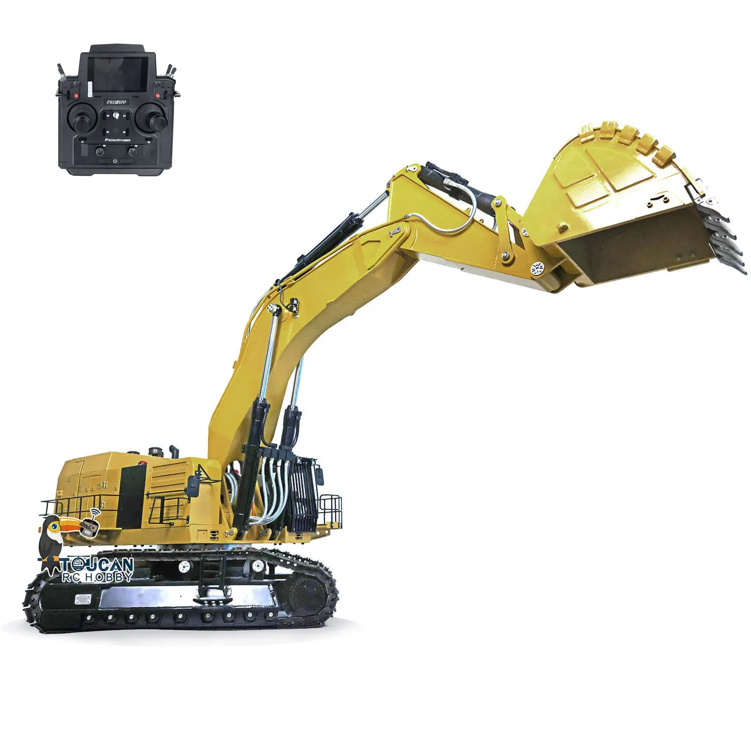 1-14-Hydraulic-RC-Excavator-6015B-Metal-Remote-Control-Heavy-Duty ...