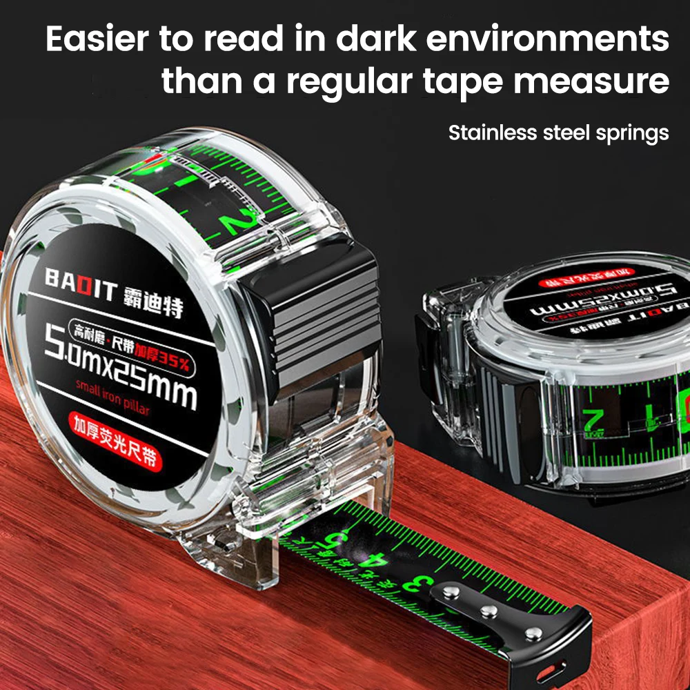 Auto-Locking-Steel-Tape-Measuring-Tool-Laser-de-Alta-Precis-o-Inkjet ...