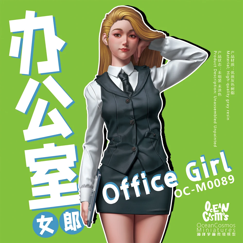 OceanCosmos miniatures, Original, Office Girl, 1/35 1/12, Sexy girl ...
