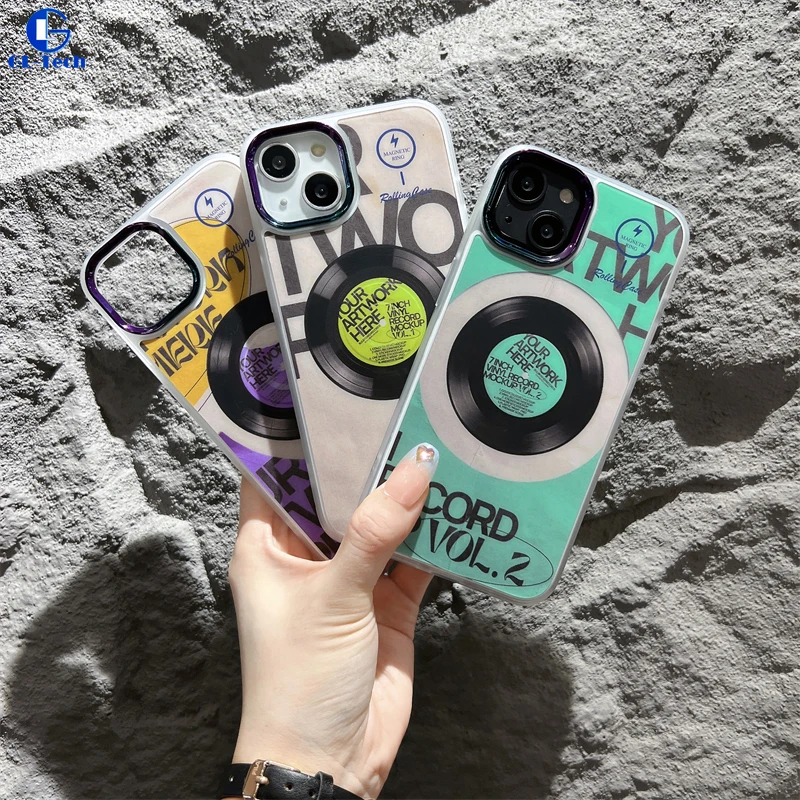 Vinyl-Records-Pattern-Soft-Silicon-Shockproof-Phone-Case-for-iPhone-14 ...