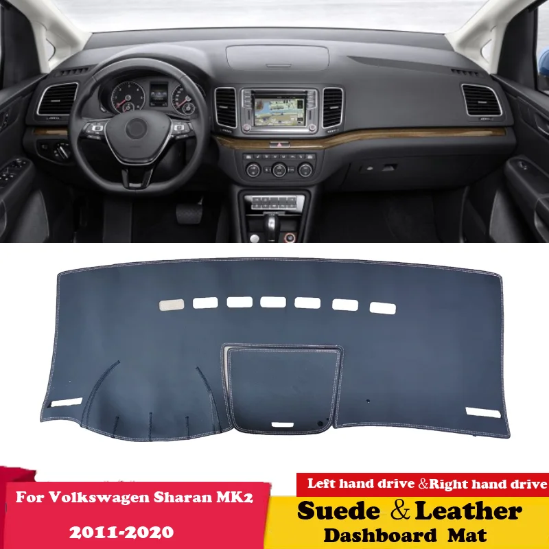 For VW Volkswagen Sharan 7N SEAT Alhambra 2011 2018 Suede Leather ...