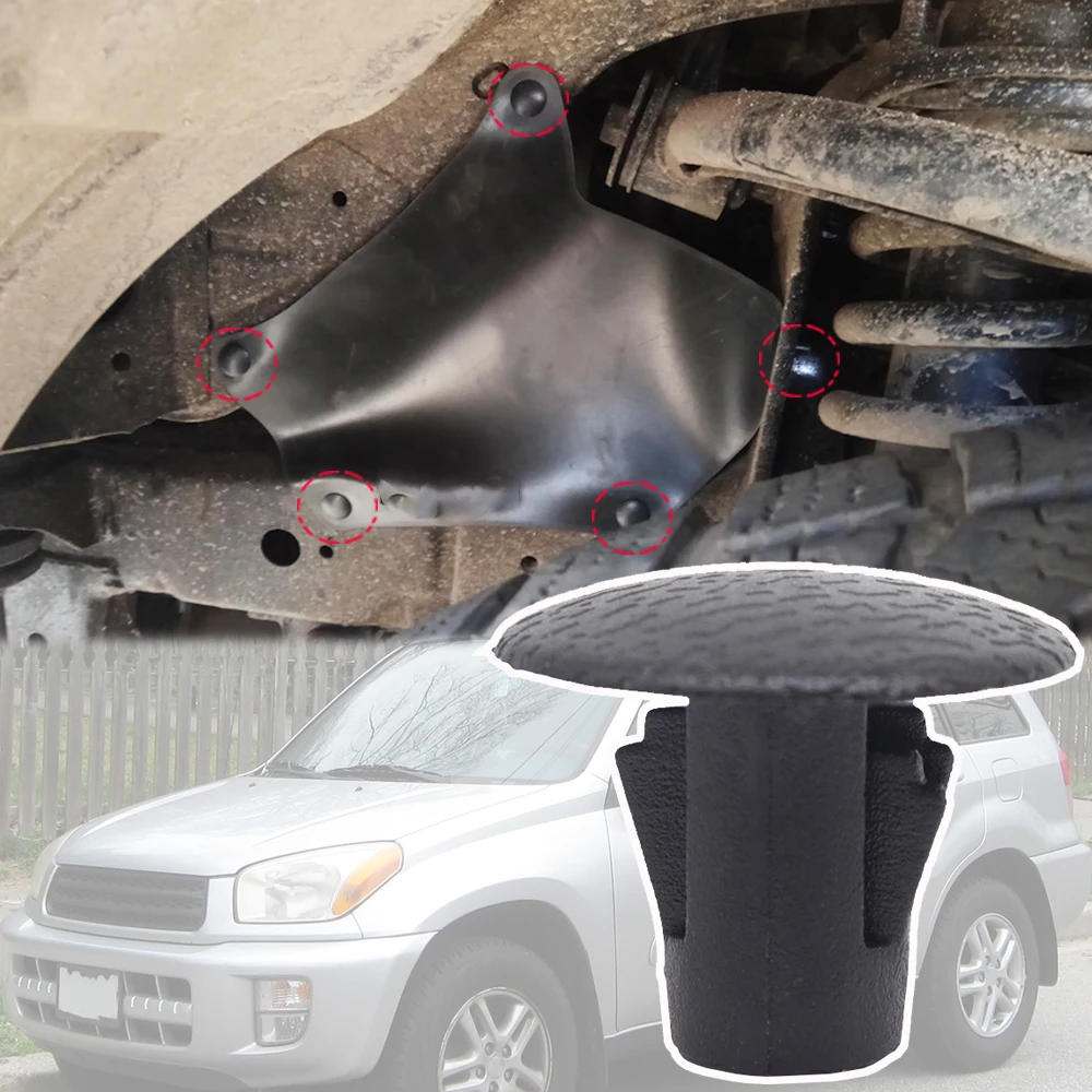 20Pcs Mud Flaps Guards Shield Pins Screws Apron Retainer Clips Rivets ...