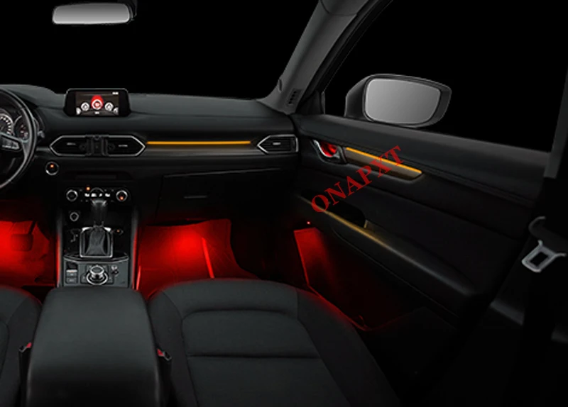 Tira-iluminada-de-luz-LED-ambiental-decorativa-para-Mazda-Panel-de ...