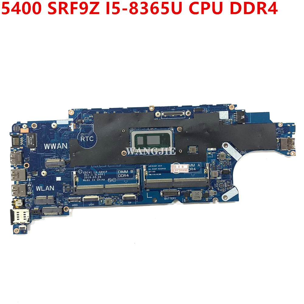 EDC41-LA-G891P-For-DELL-Latitude-5400-Laptop-Motherboard-CN-03WM4C ...