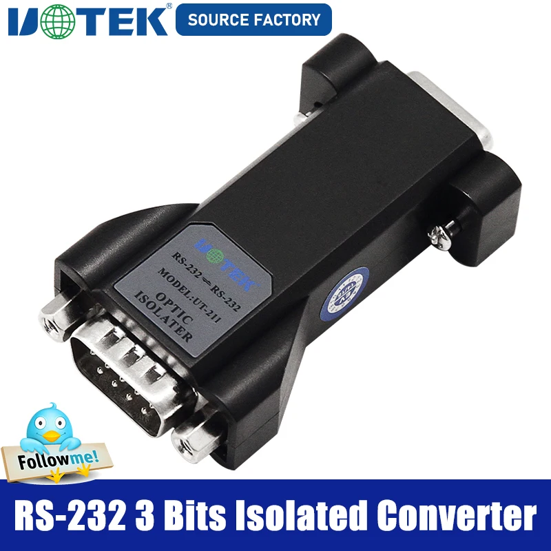 UOTEK-Industrial-Grade-RS-232-3-Bits-Isolated-Converter-RS232-Isolation ...