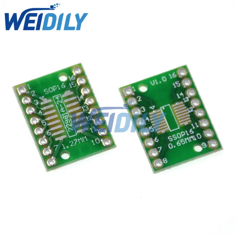 10PCS TSSOP16 SSOP16 MSOP16 SO16 SOP16 SOIC16 turn DIP16 1.27MM / 0.65MM IC adapter Socket ...