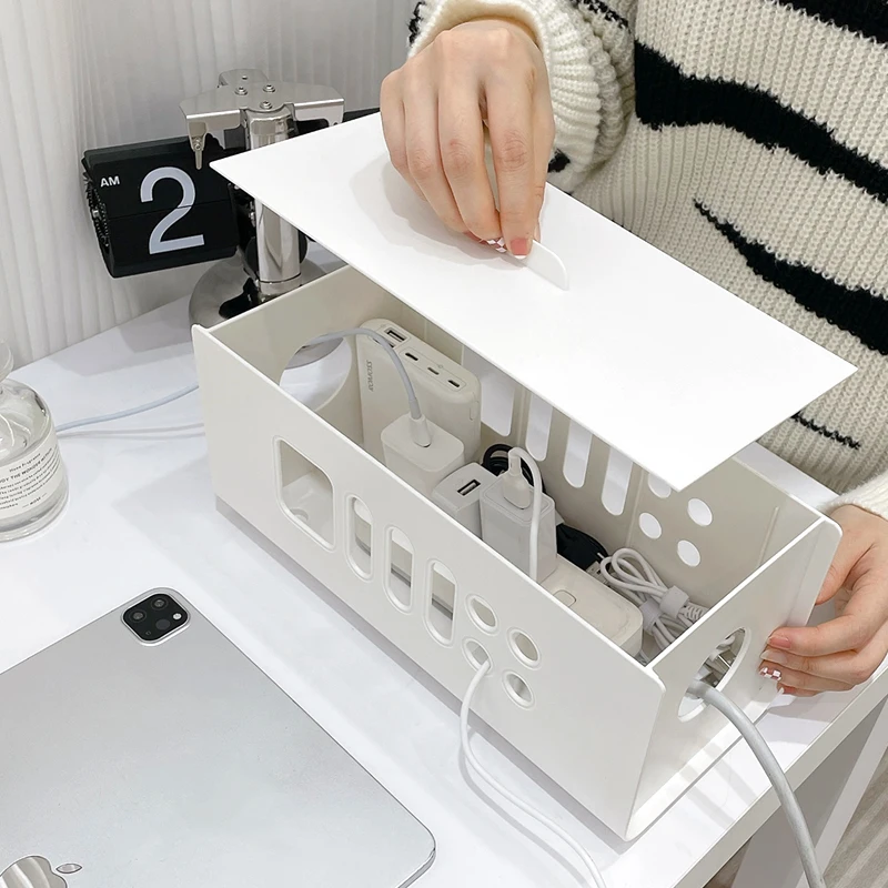 Cable Storage Box Multifunctional Power Board Wire Management Socket ...